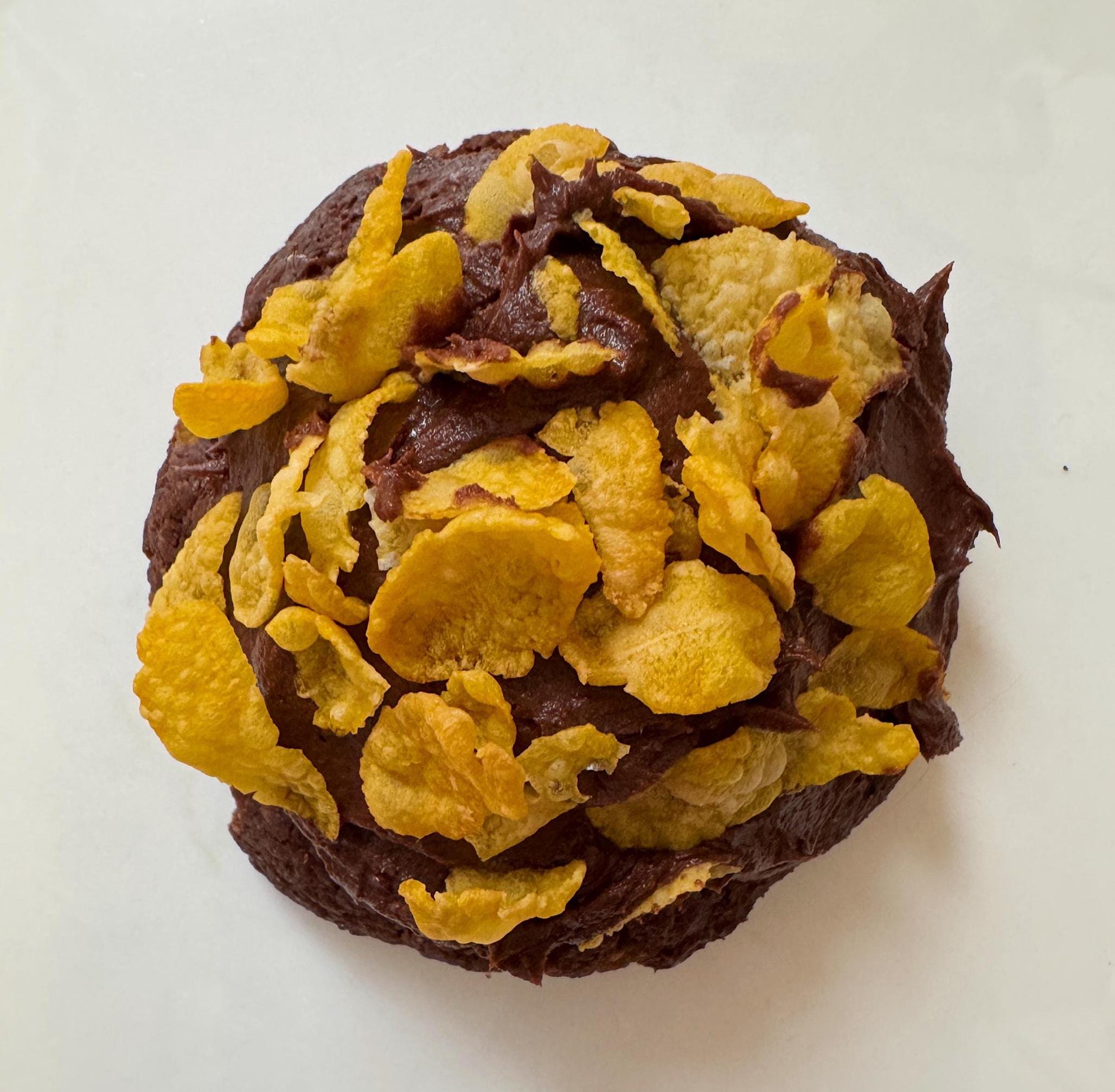 Giant Chocolate Cornflake Cookies | Cookie Recipe, Afghan Cookie ...