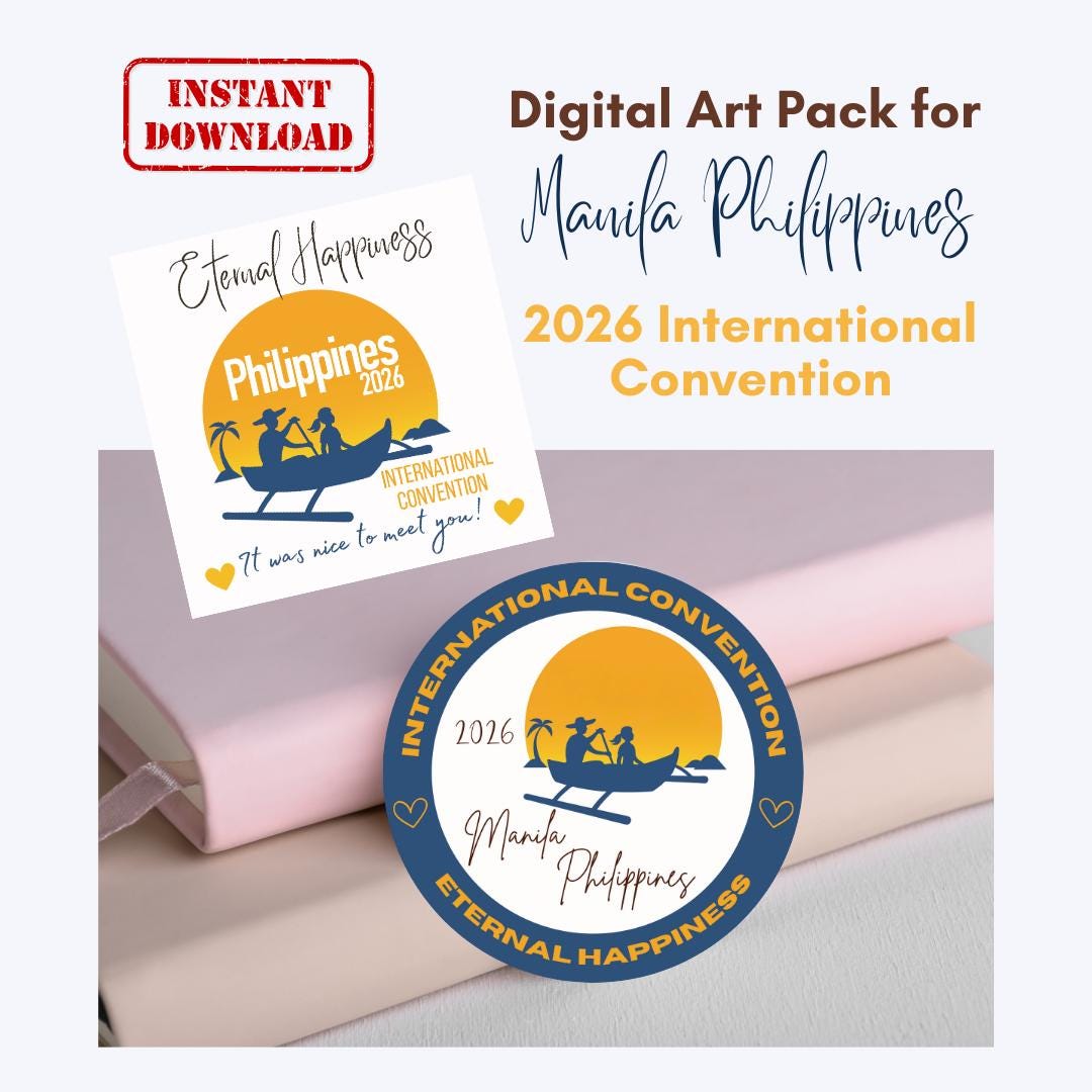 Manila Philippines 2026 JW Convention Art Pack – Stickers & Pngs ...