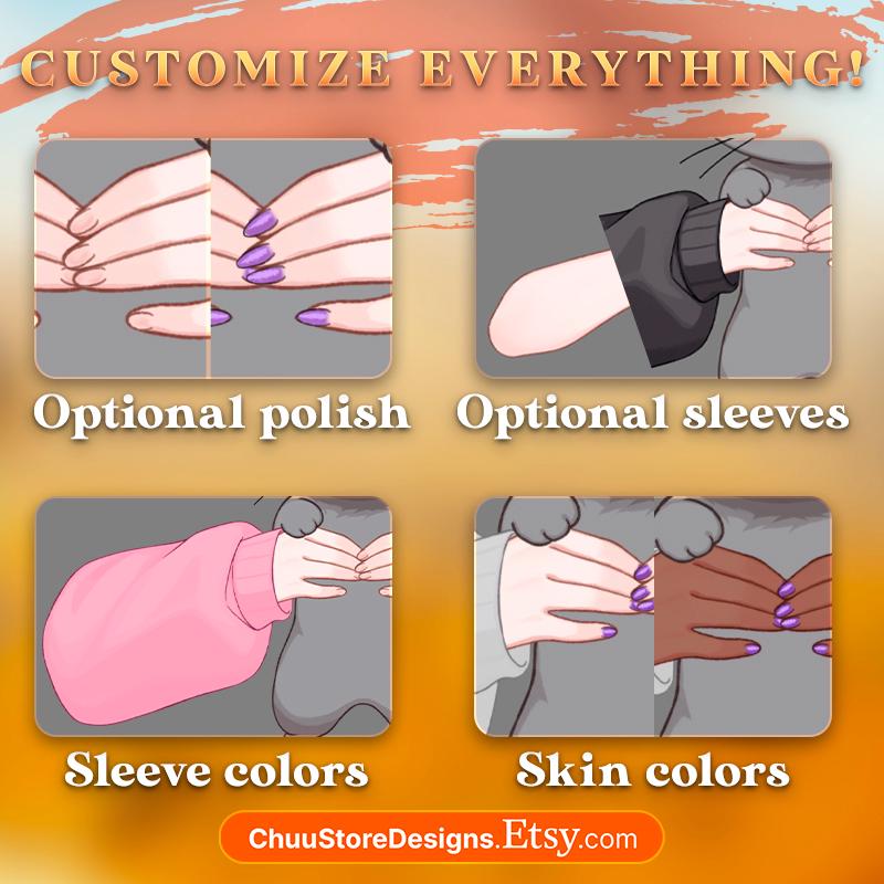 Huggable Feline Companion | Live2d Vtuber Asset - Etsy