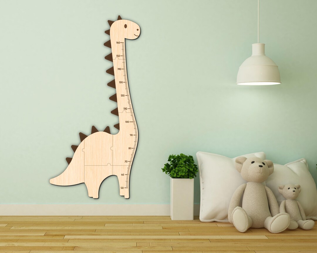 Personalized Dinosaur Growth Chart for Kids, Nursery Decor as a ...