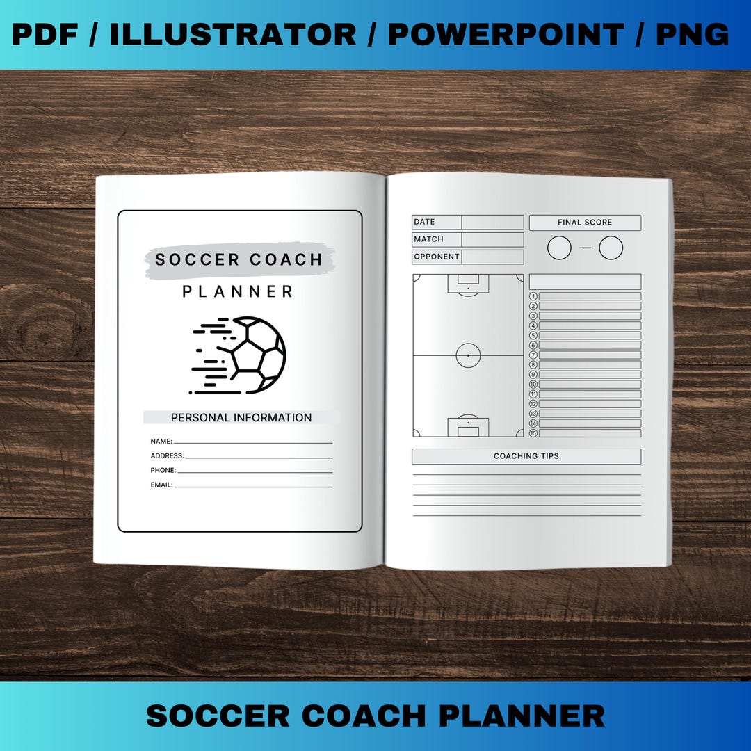 Digital Soccer Coach Planner, Football Coach Planner, Digital Football ...