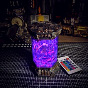 Resin Lamp, Resin Epoxy Lamp, Decor, Birthday Gift, Gaming Room Decor ...