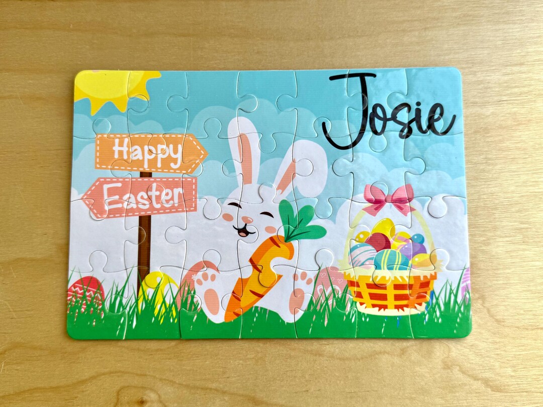 Personalized Easter Puzzle - Etsy