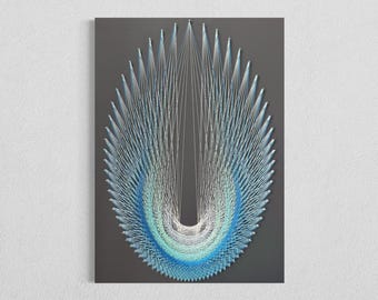 AMORE - Handmade String Art - Modern Wall Decor for Living Spaces ...