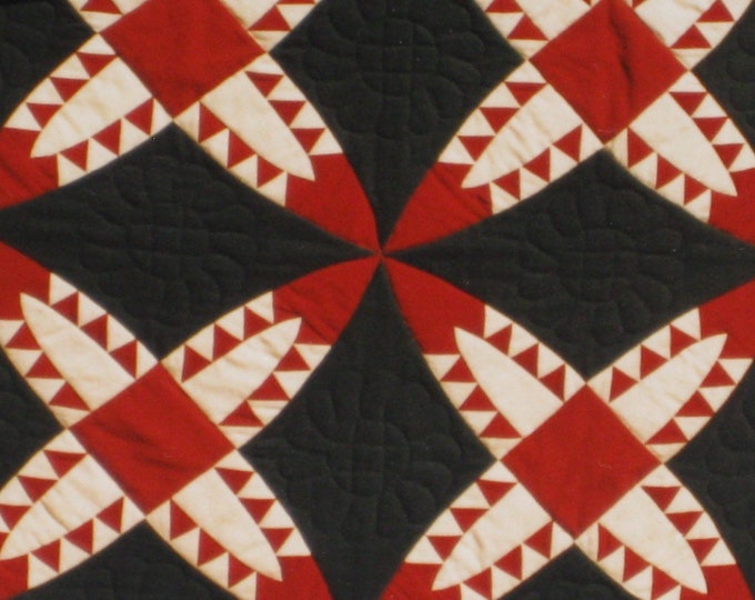 2 Quilt Patterns Quilt Red Acorn Burr RARE Block Adirondack Fall Cabin ...