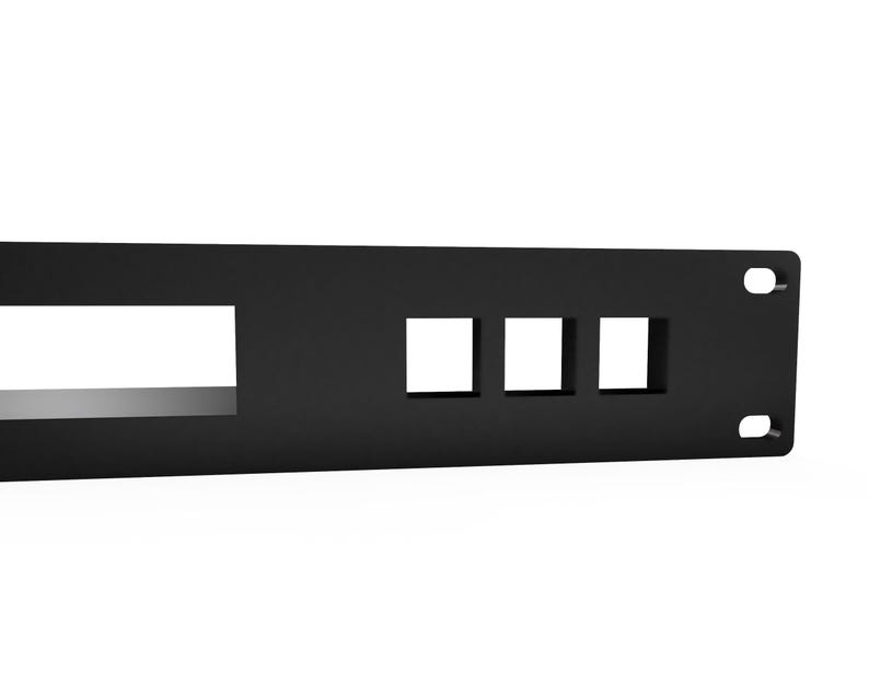10" Unifi Switch Flex Mini Rack Mount - 3 Keystone Jacks 1U - Etsy