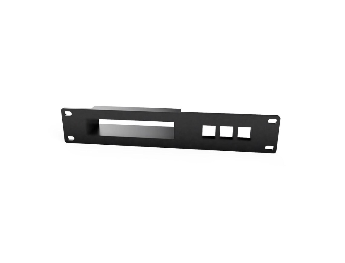 10" Unifi Switch Flex Mini Rack Mount - 3 Keystone Jacks 1U - Etsy