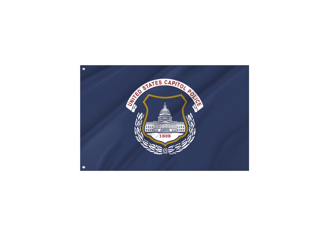 United States Capitol Police Flag - Durable UV Protected Polyester ...