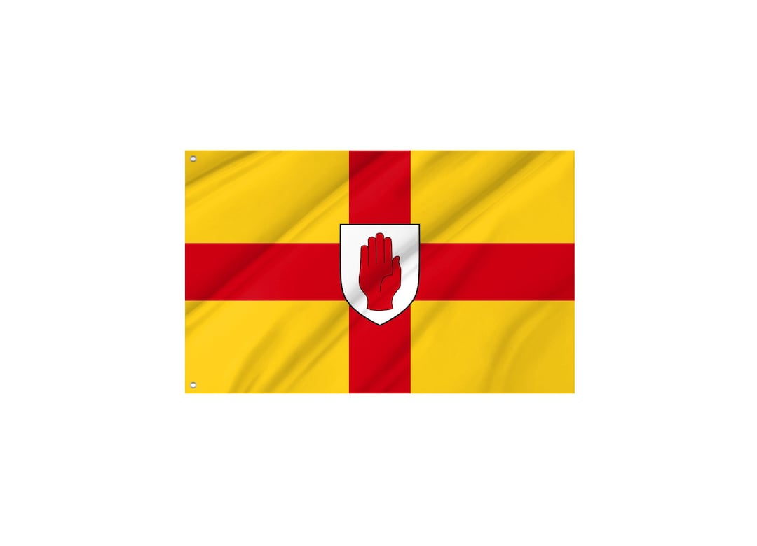 Ulster Flag - Red Hand Provincial Flag | Made in Europe | Double ...
