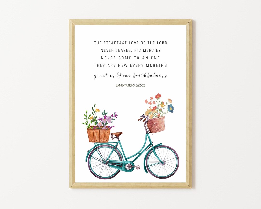 The Steadfast Love of the LORD Bible Verse Wall Art | Christian Home ...