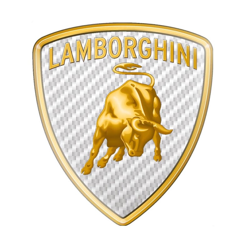 Lamborghini Domed Emblem Shield Car Tuning Emblem Sticker Lambo Fender ...