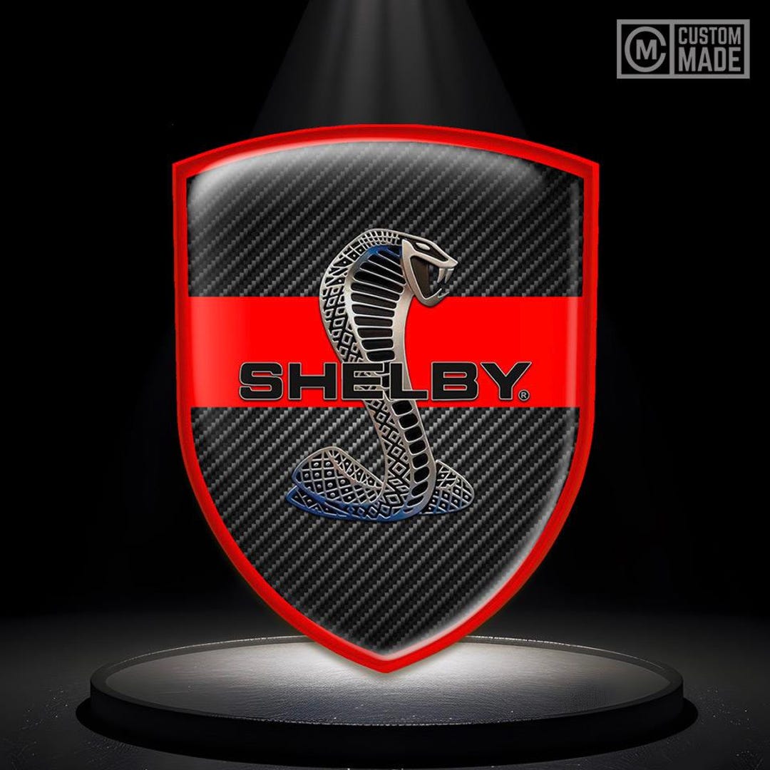 Shelby Cobra Logo Emblem: Weatherproof Car Sticker - Etsy