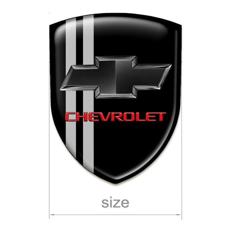 Chevrolet Logo Badge Car Emblem Sticker for Fender, Bumper & Interior ...