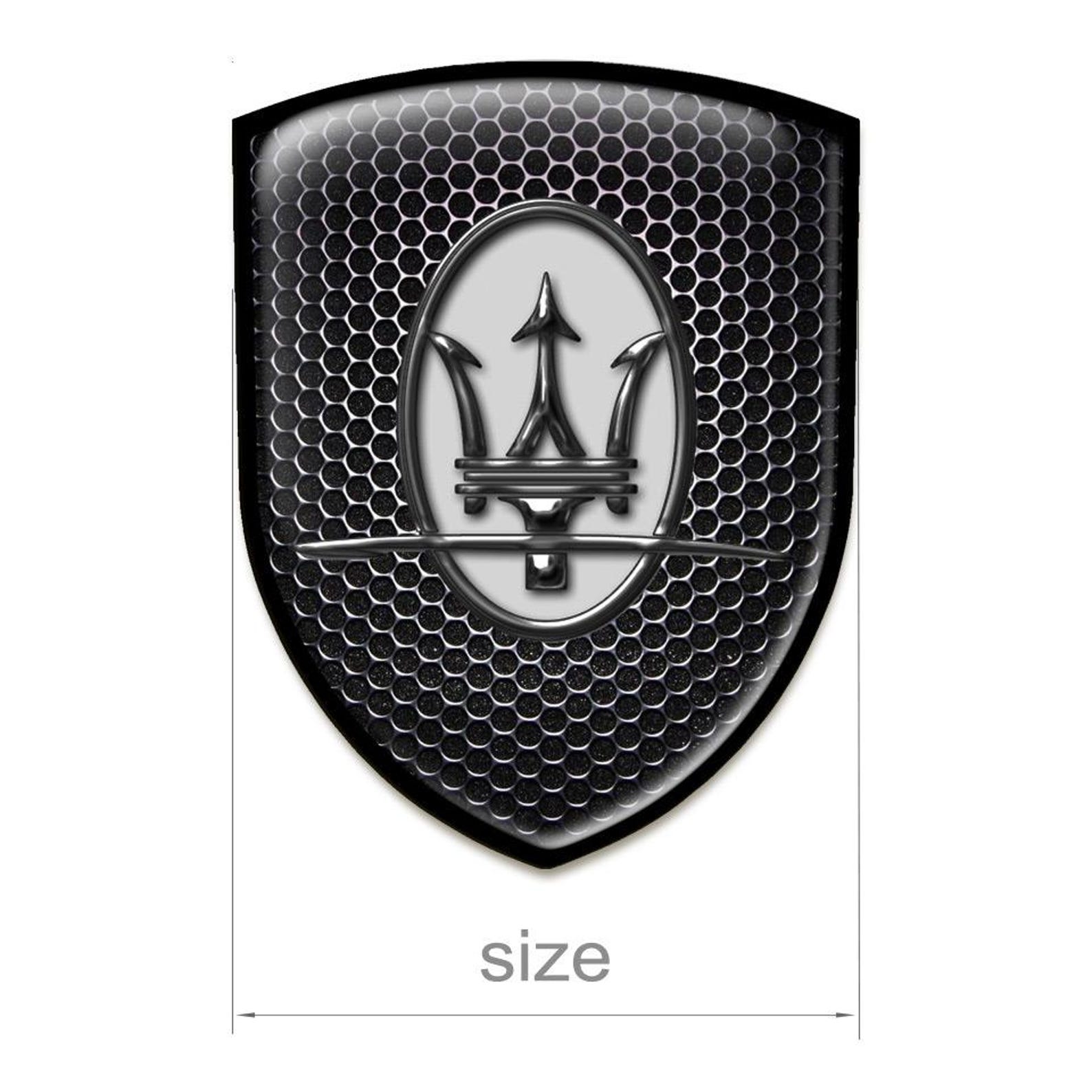 Maserati Domed Emblem Sticker: Car Tuning Shield Badge - Etsy