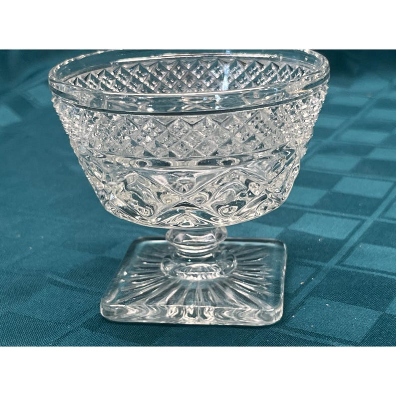 Set of Two (2) Vintage Imperial Glass Cape Cod Footed Sherbet Dessert ...