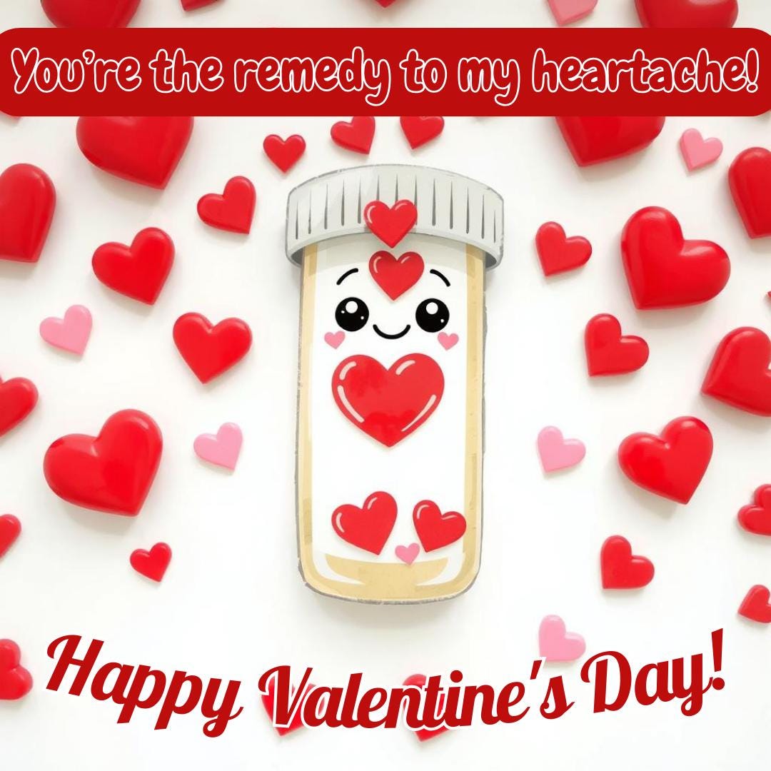 Editable Medical Valentine's Day Instagram Templates – Romantic ...