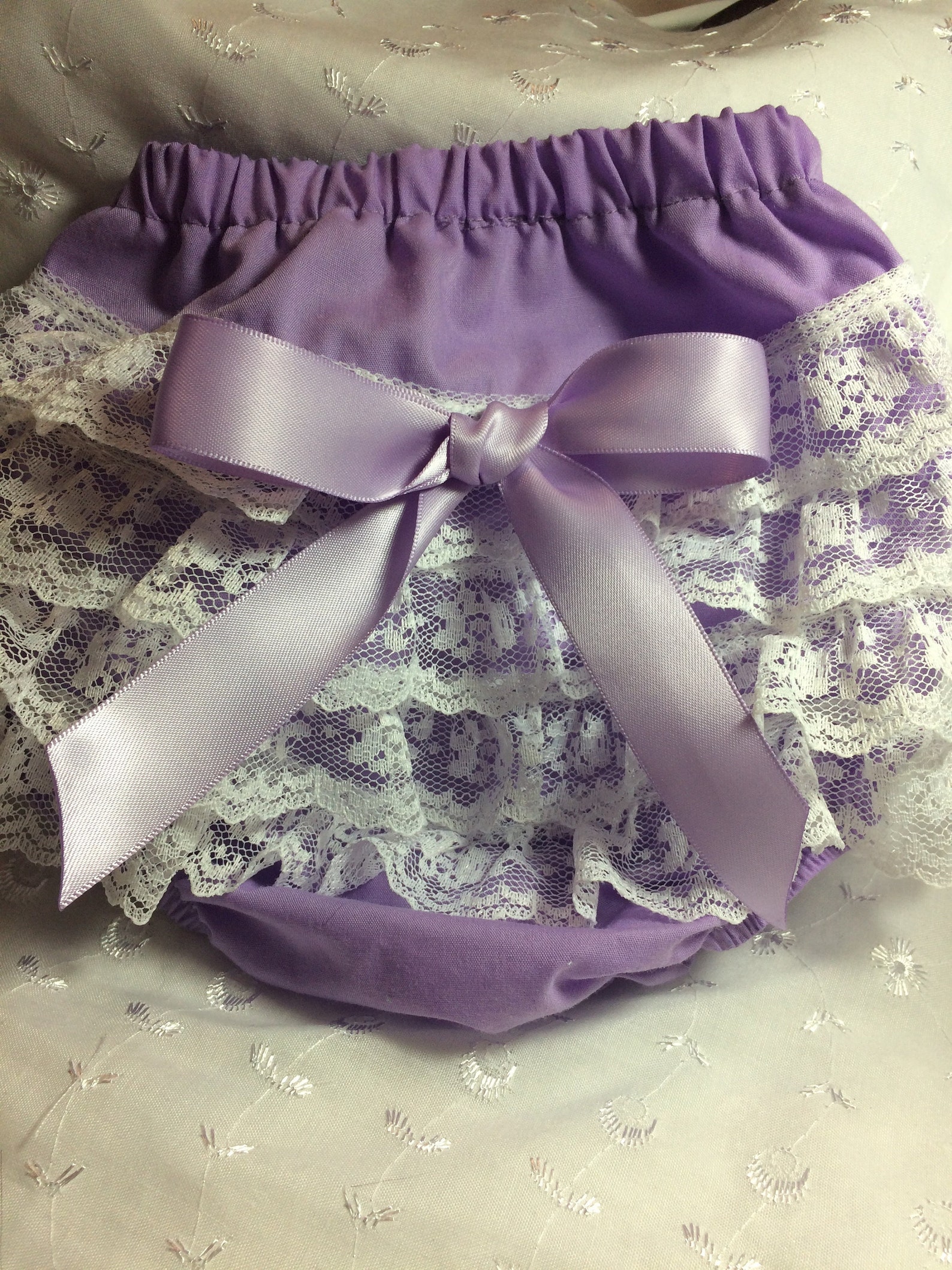 White Diaper Cover / White Infant Baby Girl Blessing Gown Christening ...