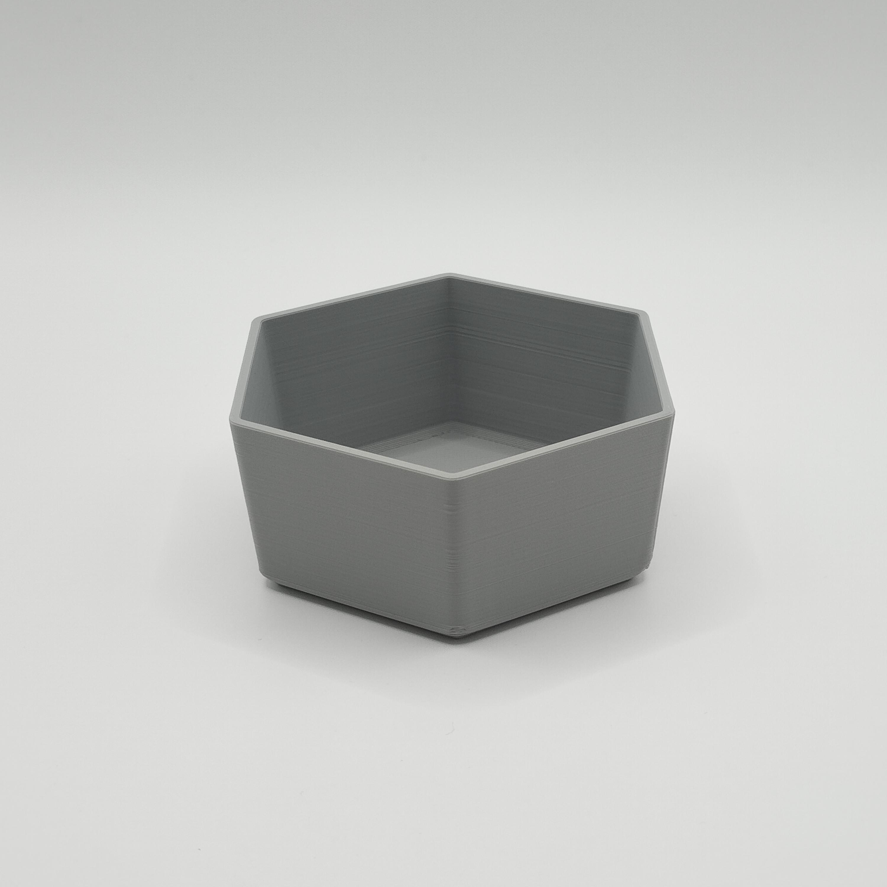 Hexanest Bowl – Modern Hexagonal Decorative Bowl for Storage or ...