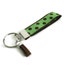 Stretchy Key Fob W/snap Clip Option, Wrist Key Holder Lime Green With ...