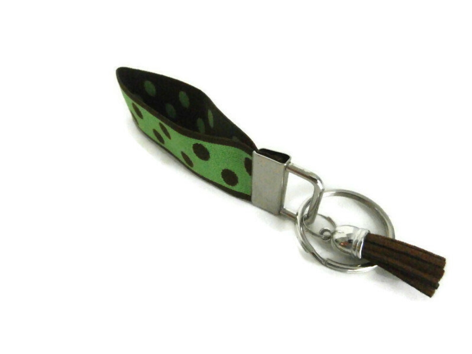 Stretchy Key Fob W/snap Clip Option Wrist Key Holder Lime - Etsy