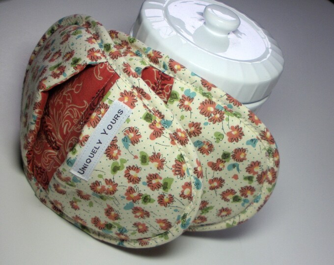 Oven Mitt Pot Pincher Set - Etsy