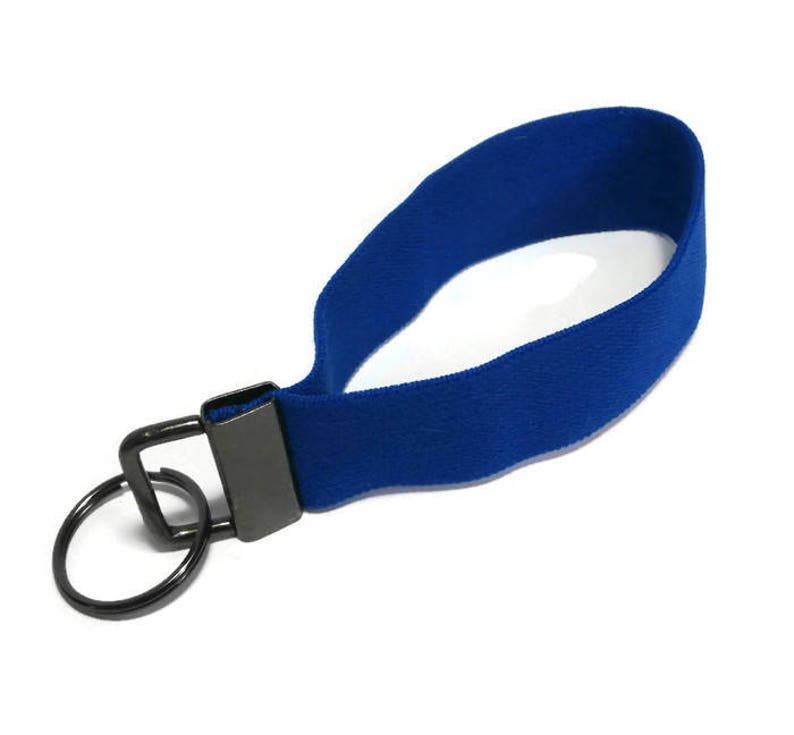 Royal Blue Key Fob | Stretchy Wrist Blue Keyholder | Bracelet Style ...