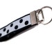 Key Fob. Black and White Stretch Key Fob. Favorite Key Fob Wristlet ...