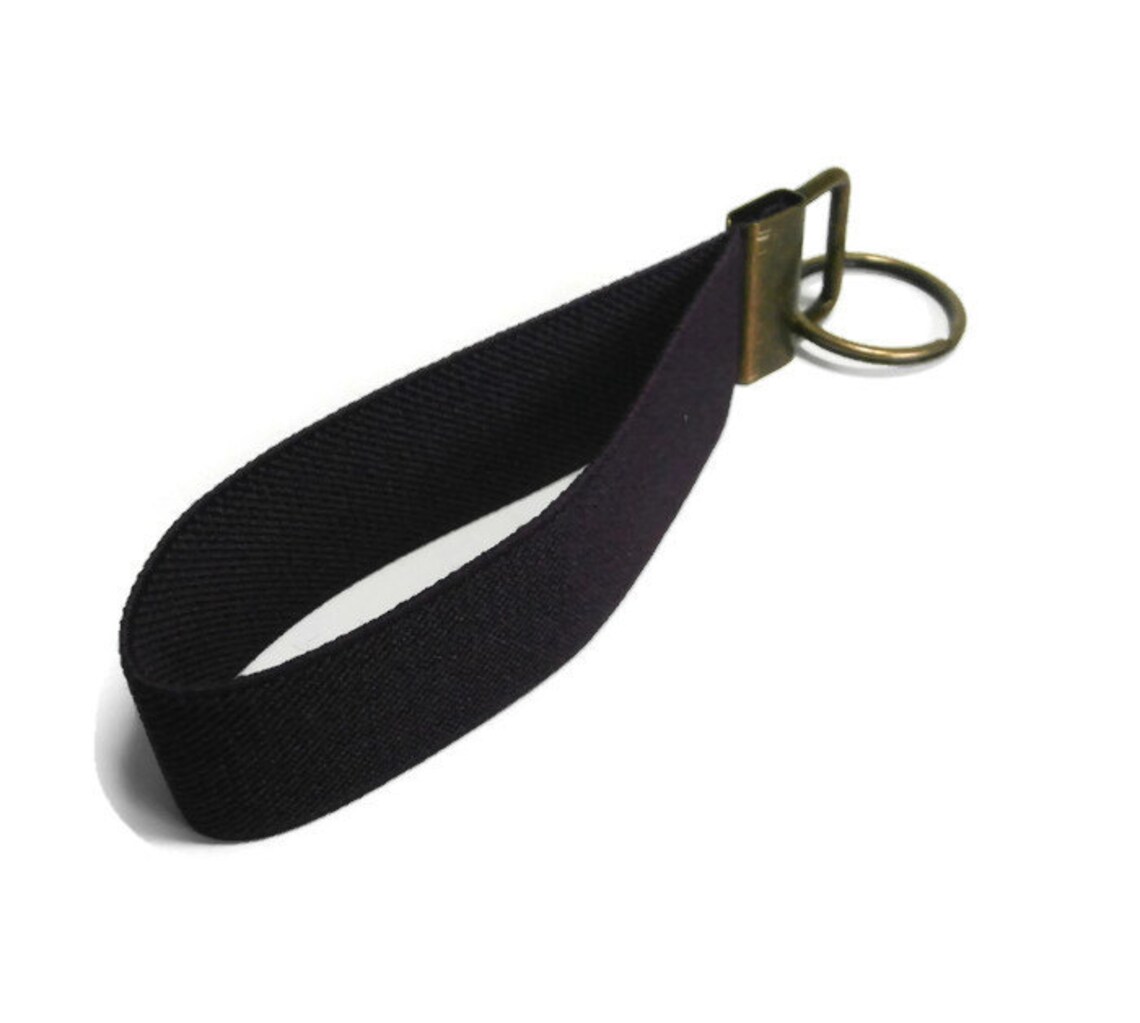 Purple Key Holder. Stretchy Dark Purple Wrist Key Fob. Size - Etsy
