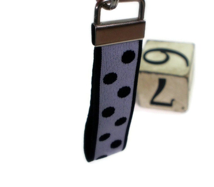 Key Fob. Black and White Stretch Key Fob Keyring. Favorite Key Fob ...