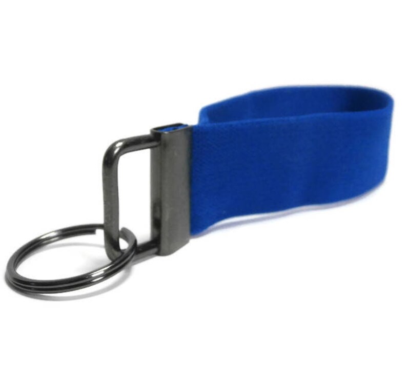 Royal Blue Key Fob | Stretchy Wrist Blue Keyholder | Bracelet Style ...
