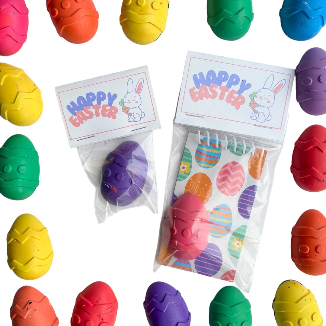 Easter Egg Crayons, Easter Basket Fillers, Spring Coloring Activities ...