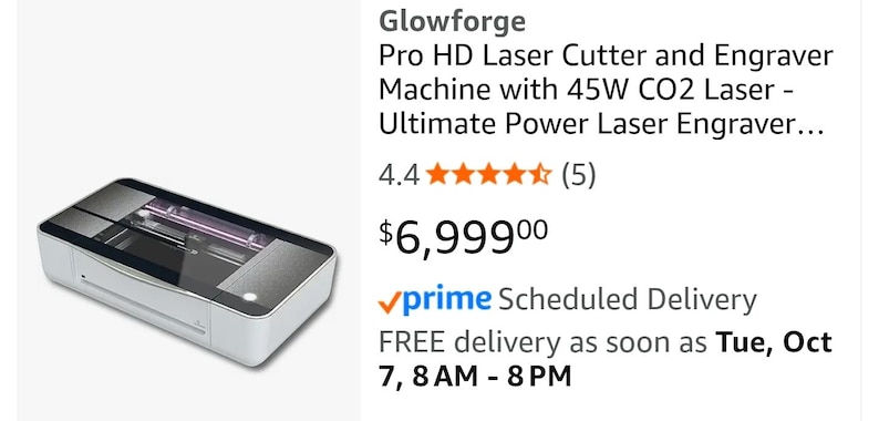 Glowforge Pro. Complete Unit. Fully Tested 100% Operational. Used ...