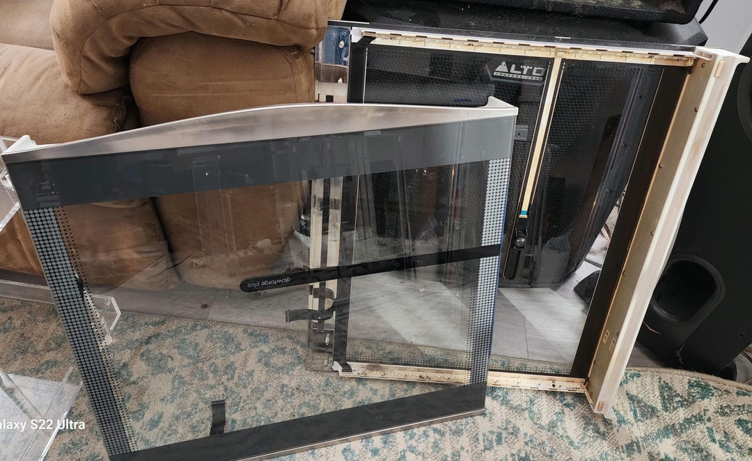 Glowforge Tempered Glass Lid Complete. Glass, Camera, Leds, Cables ...
