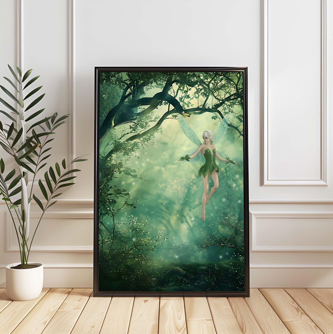 Enchanted Pixie Wall Art Print, High Resolution Files Ready for Print ...