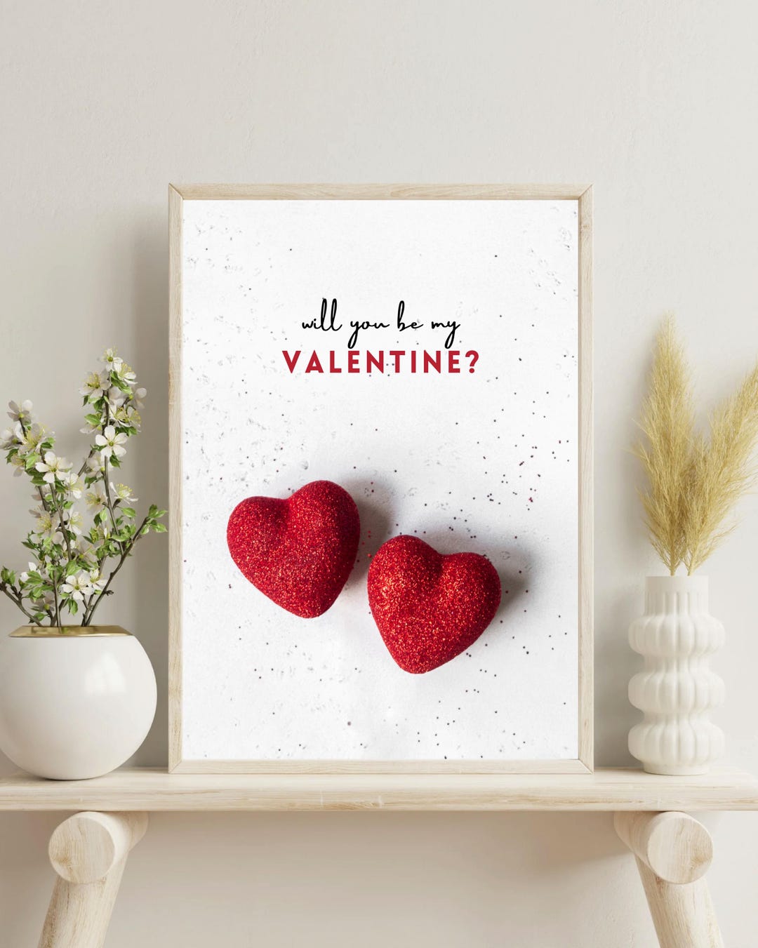 Poster Will You Be My Valentine - Etsy