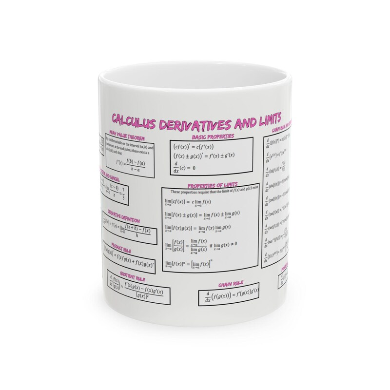 Calculus Mug - Etsy