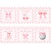Preppy Bow Valentine Card, Set of 6, Tween Valentine Cards, Preppy ...