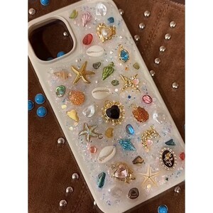 Handmade Colorful Gemstone Decoden Phonecase, Luxury Shell Phonecase ...