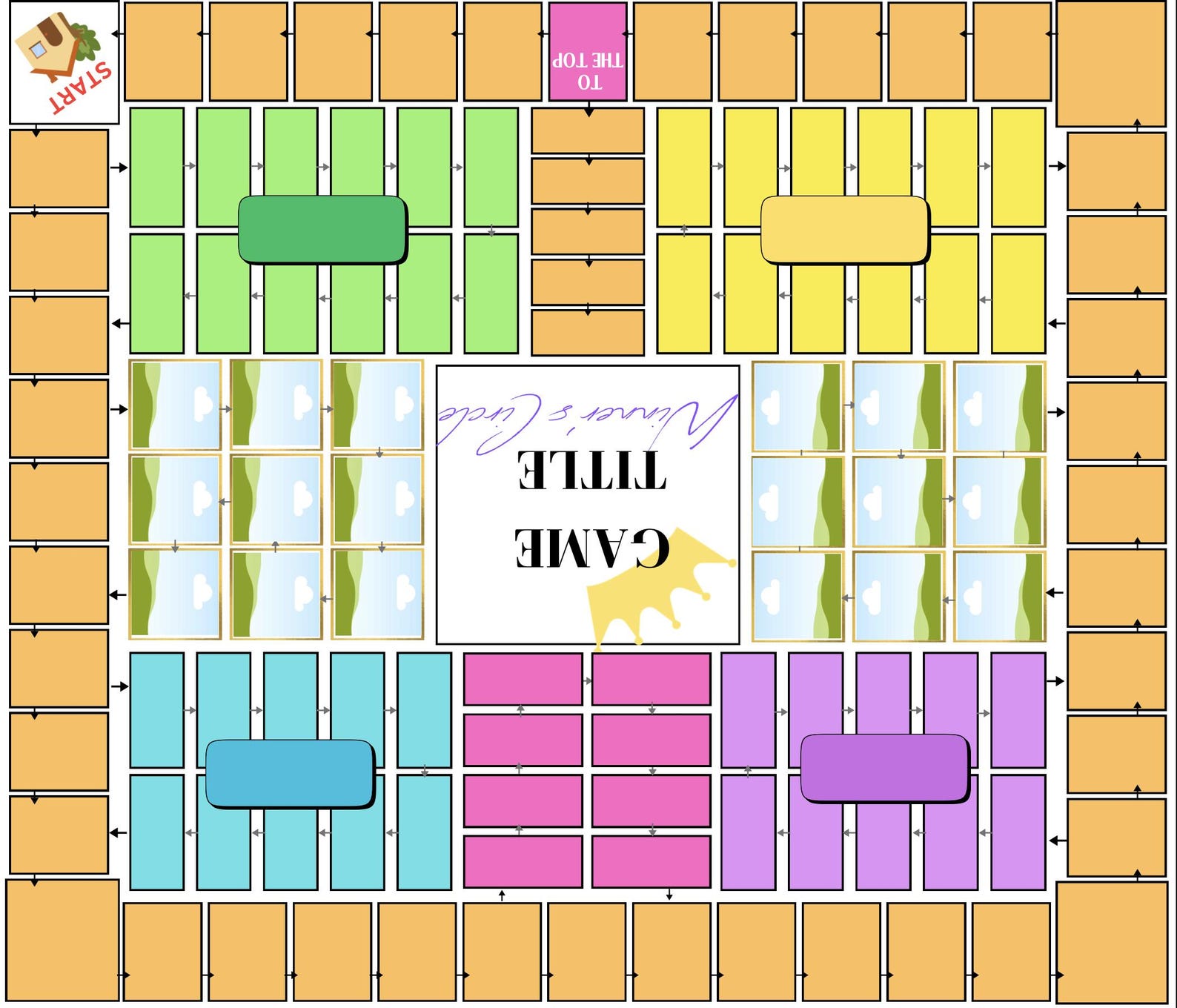 Complex Board Game Digital Template - Fully Editable in Canva - Etsy