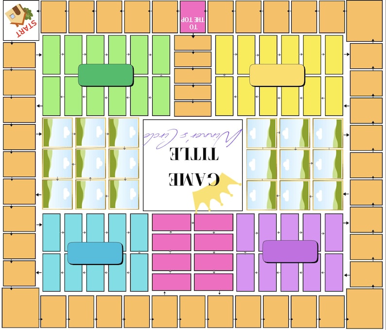 Complex Board Game Digital Template - Fully Editable in Canva - Etsy
