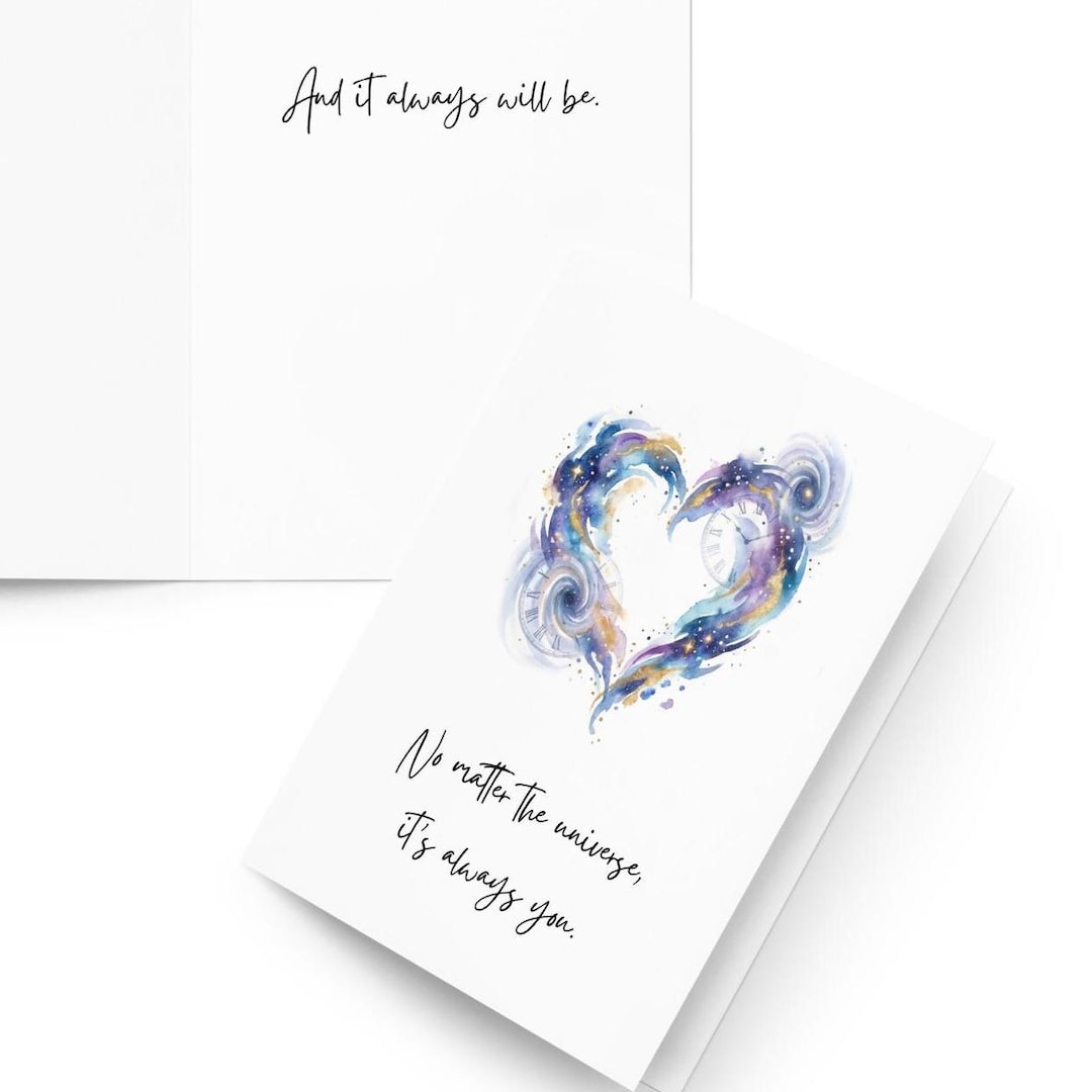 No Matter the Universe Multiverse Love Card for Valentines - Etsy