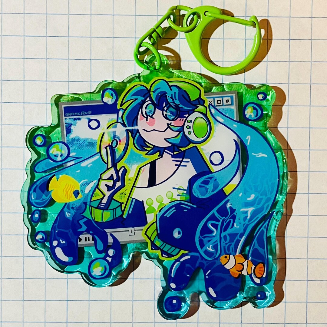 HATSUNE MIKU - Frutiger Aero Miku Ripple Acrylic Keychain - Etsy