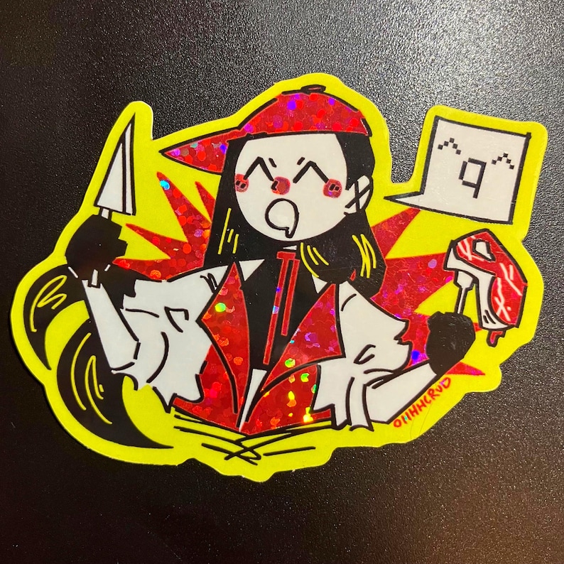 BUTCHER VANITY Matte/holo Stickers - Etsy