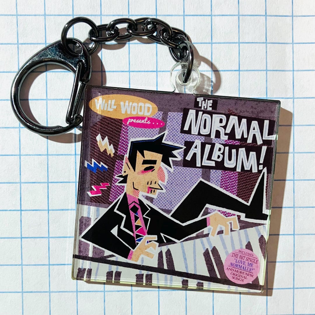WILL WOOD - the Normal Album Reimagined Acrylic Keychain - Etsy