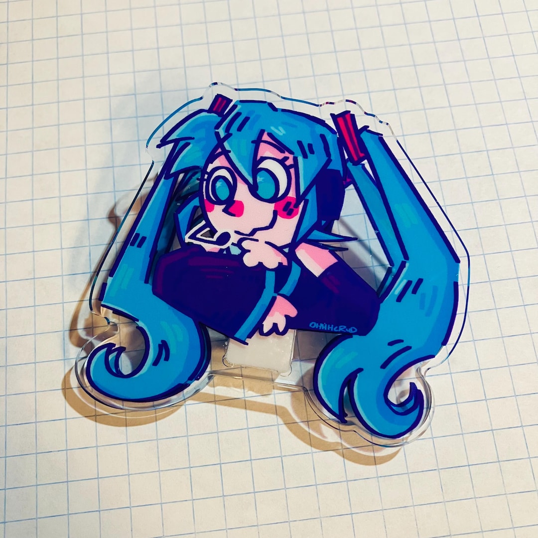 HATSUNE MIKU Acrylic Binder/stationery/chip Clip - Etsy