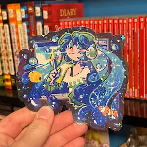 HATSUNE MIKU - Frutiger Aero Miku Holographic Sticker - Etsy