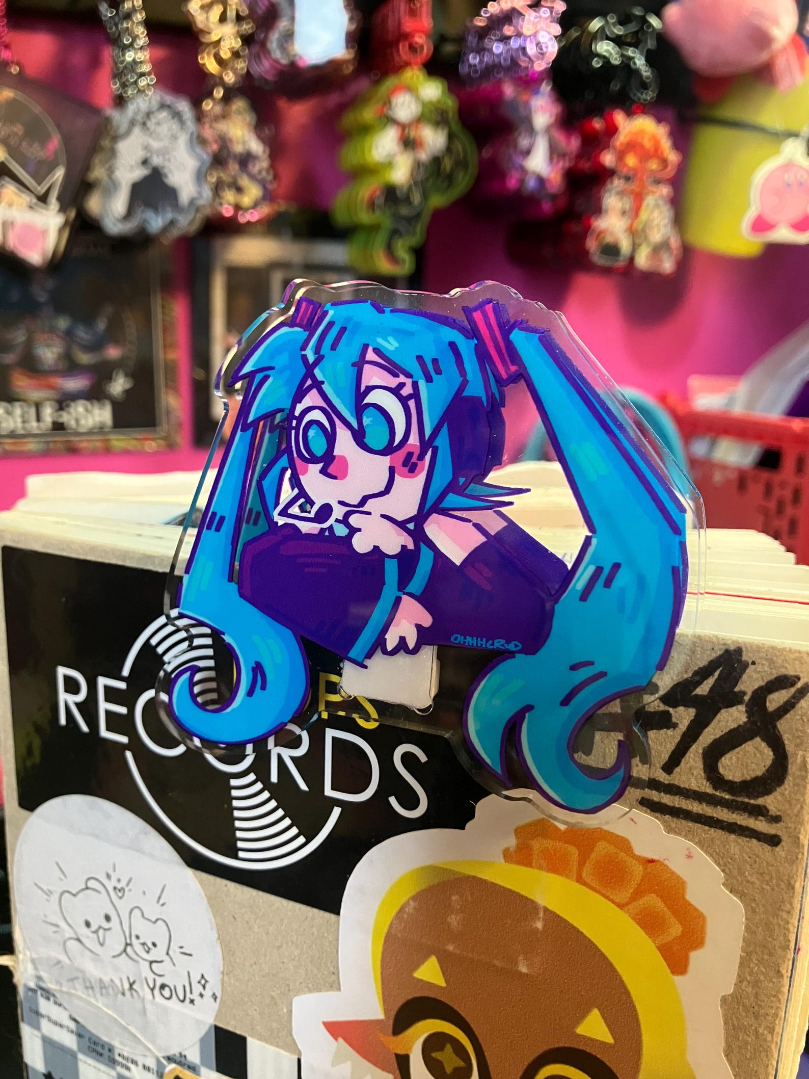 HATSUNE MIKU Acrylic Binder/stationery/chip Clip - Etsy
