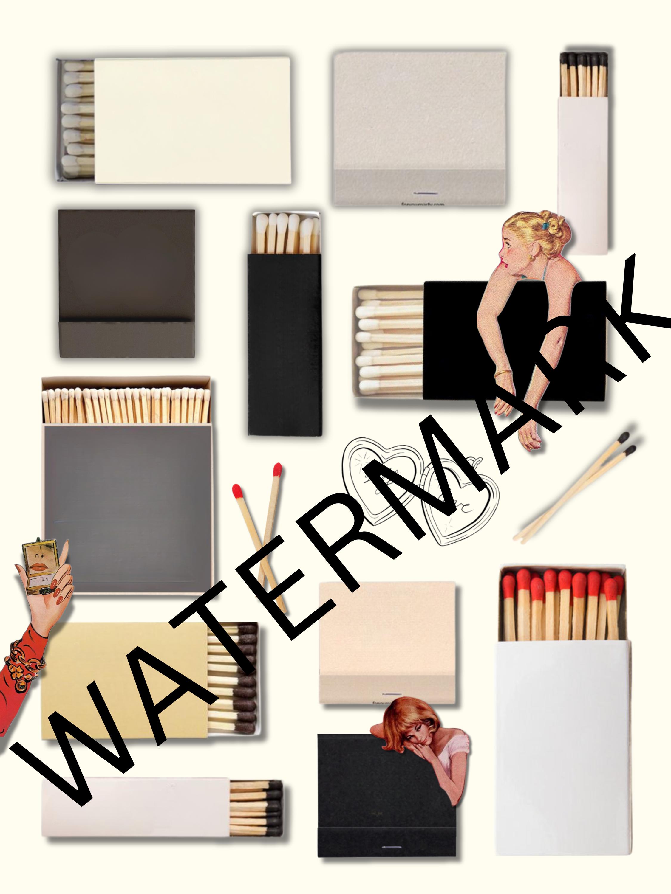 Vintage Canva Matchbox Art Template - Etsy