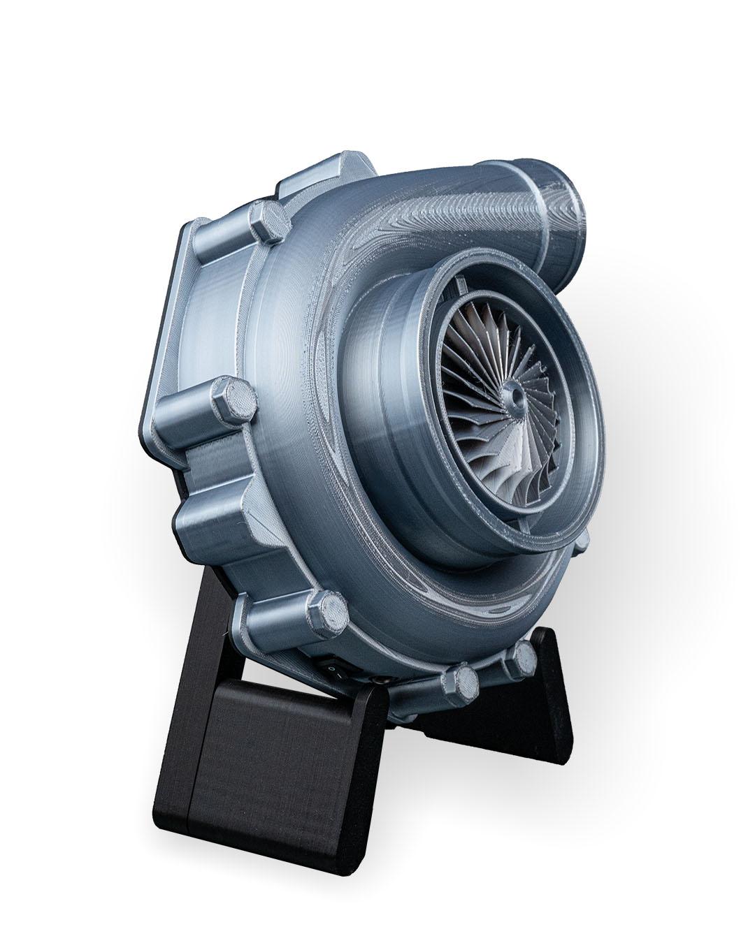 Turbo Lamp – 3D Printed Turbocharger LED Light – Gift for Car ...