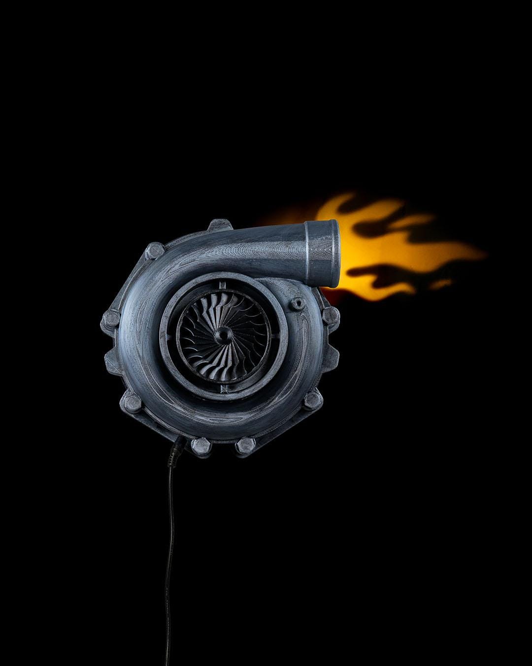 Turbo Lamp – 3D Printed Turbocharger LED Light – Gift for Car ...